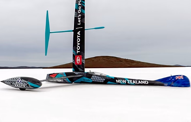Fastest speed achieved by wind-powered land yacht | Guinness World Records